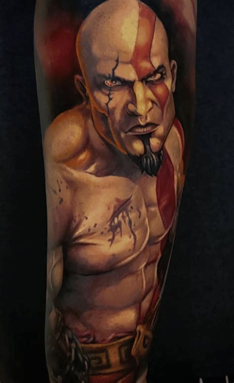 Kratos Tattoo Design