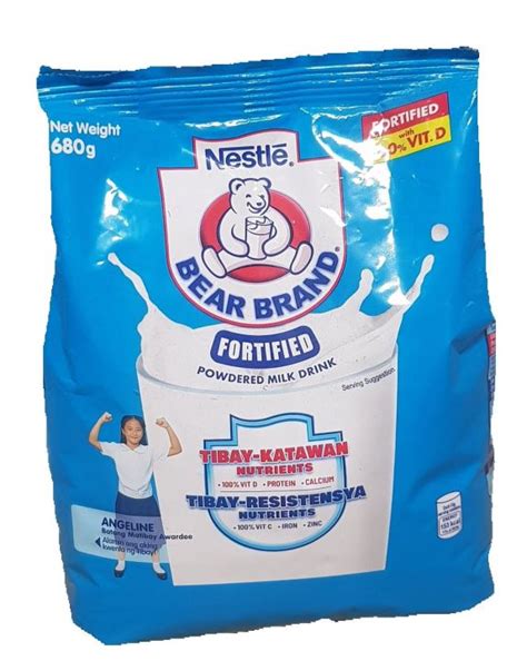 Nestle Bear Brand Fortified Powdered Milk Drink 1 Pack Of 680 Grams