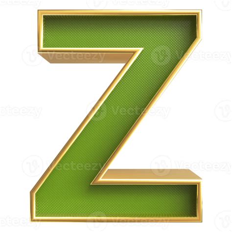 3d Font Letter Z Uppercase 46644385 Png