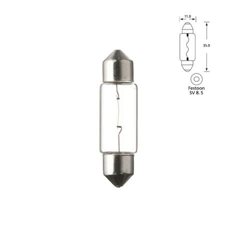 Soffitte 24v 5watt 35mm X 11mm Soffitten Leuchtmittel Elektrik