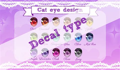 Eyes Anime Doll Dollfie Dream Mm Decal Cat Eyes Etsy