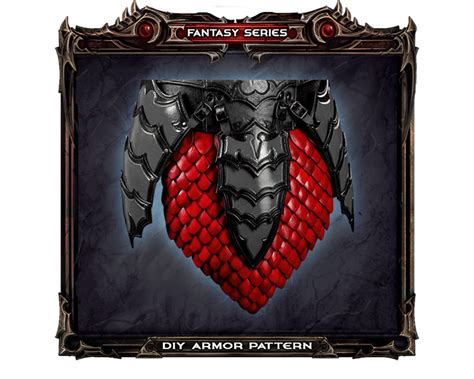 Fantasy Scale Skirting Armor Pattern Pdf Download Leather Armor Pattern Tutorial How To Make