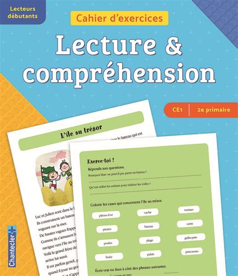 Cahier Dexercices Lecture And Compréhension Ce1 2e Primaire Librairie Eyrolles