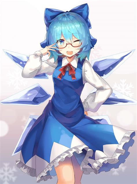 Cirnos Got Her Math Glasses On Touhou Rawwnime