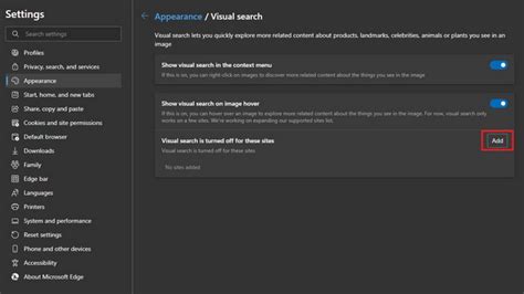 How To Enable Disable Visual Search Button In Microsoft Edge Beebom