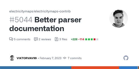 Better Parser Documentation By Viktorvav99 · Pull Request 5044