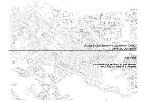 Pdf District Six Development Framework Draft