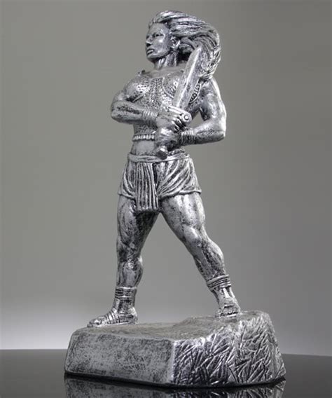 Gladiatrix Trophy Female Gladiator Holding A Sword Sculpture Edco