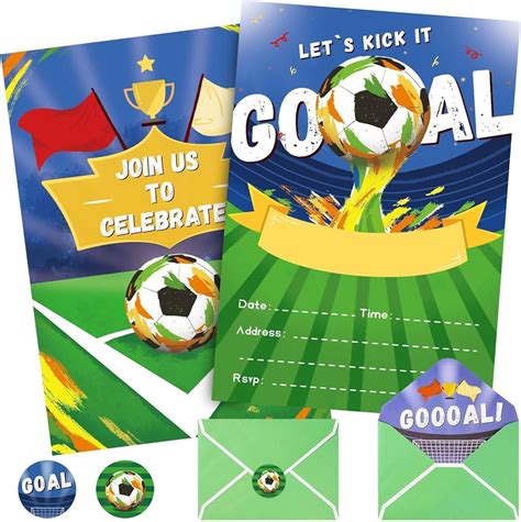 Invitation à Une Fête De Football