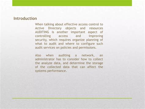 Active Directory Auditing Pptx Operating Systems Computer