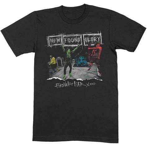 New Found Glory Stagefreight Black T Shirt Eyesore Merch