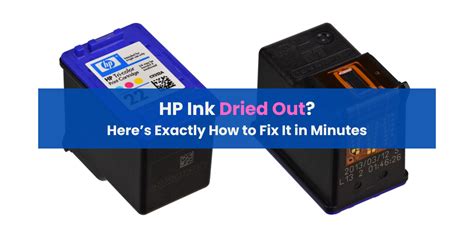 Hp Ink Dried Out Heres Exactly How To Fix It In Minutes