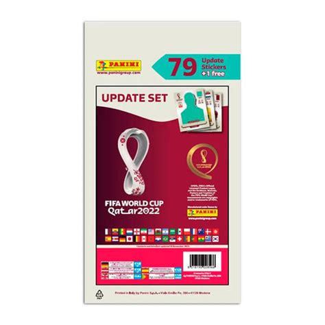 Panini World Cup 2022 Stickers Update Set With 80 Stickers