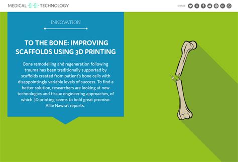 To The Bone Improving Scaffolds Using 3d Printing Medical Technology Issue 15 May 2019