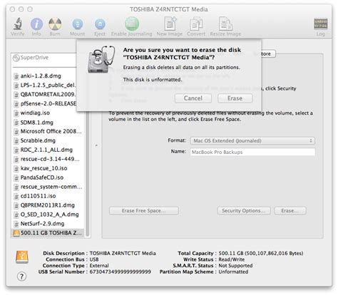 Formatting A Drive Under OS X