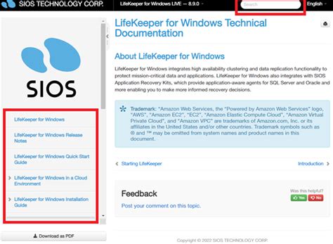 How To Get Started Successfully With Sios Documentation Sios Sanless Clusters