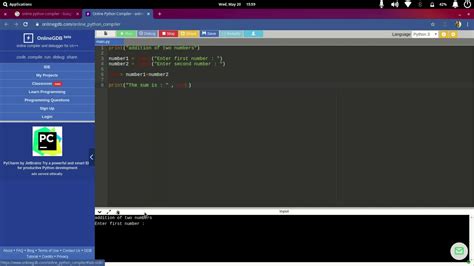 Malayalam Python Tutorial Part 3 Input Integer Conversion And Additon