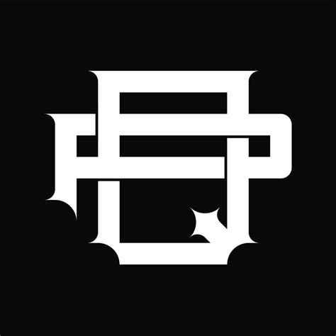 Pq Logo Monogram With Vintage Overlapping Linked Style Design Template 16575568 Vector Art At