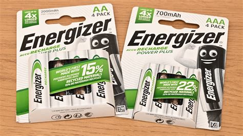 Energizer Recharge Power Plus Aa And Aaa Batteries Review Digital