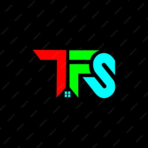 Premium Vector Tfs Letter Initial Logo Design Template Vector Illustration