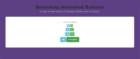 Bootstrap Animated Buttons Fribly