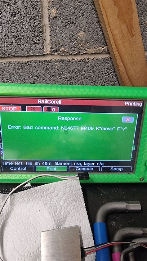 Rc Strange Error On PanelDue Duet D Forum