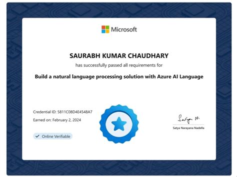 Saurabh Kumar Chaudhary On Linkedin Microsoftazure Nlp Aiinnovation