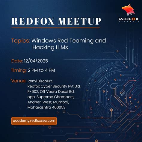 redfox security 🔴 master windows red teaming and llm hacking 🔓 join us