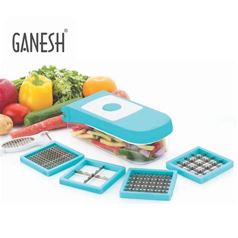 Ganesh 7 In 1 Plastic Vegetable Dicer Blue For Kitchen At Rs 366 Piece In Sinhasa