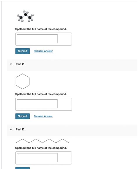 solved spell out the full name of the compound submit