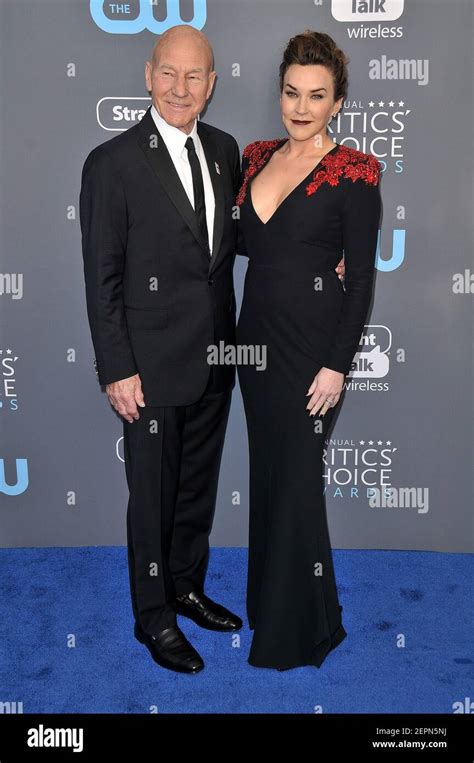 Patrick Stewart And Sunny Ozell At The 23rd Annual Critics Choice