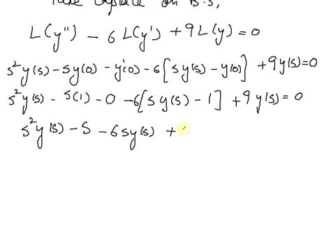 solved use the laplace transform to solve the given initial value