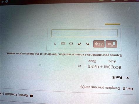solved express your answer as a chemical equation identify all of the