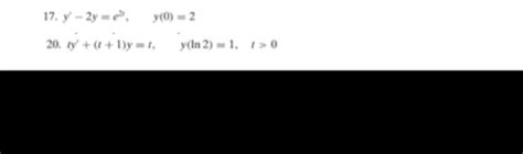 Solved In Each Of Problems 13 Through 20 Find The Solution Chegg Com