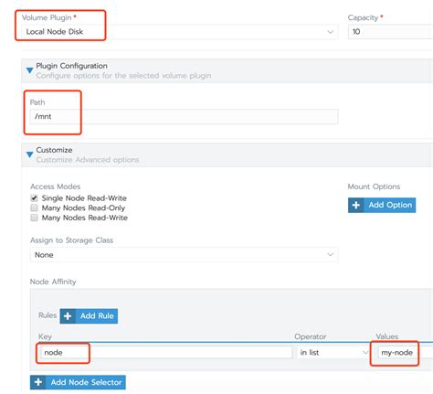 Cannot Add Persistent Volume With Local Node Disk Plugin · Issue 13864