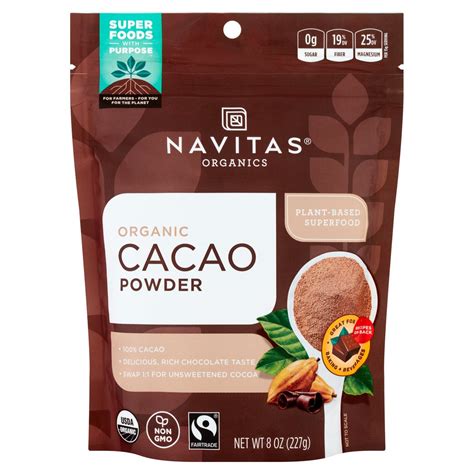 Navitas Organics Organic Cacao Powder 8 Oz Fairway