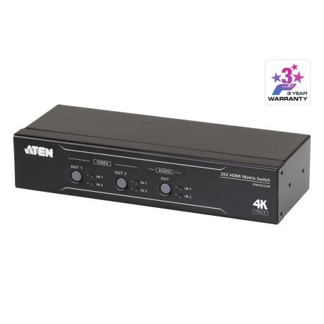 X True K HDMI Matrix Switch With Audio De Embedder