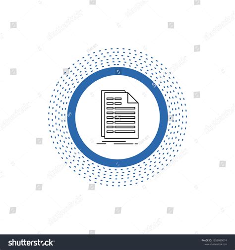 Bill Excel File Invoice Statement Line Stock Vector Royalty Free Shutterstock