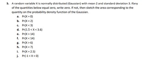 Solved A Random Variable X Is Normally Distributed Chegg