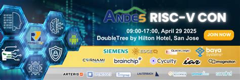Andes RISC V CON In Silicon Valley Overview SemiWiki