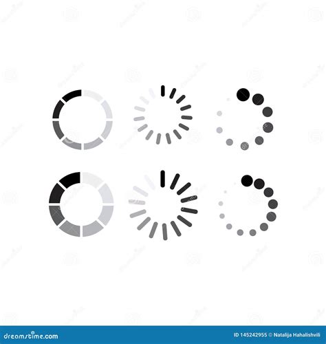 Load Icon Vector Set Icon Buffer And Loading Stock Vector Illustration Of Load Element
