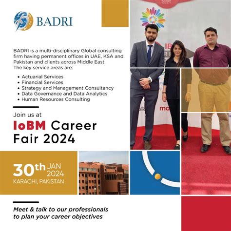 badri management consultancy on linkedin badri careerfair iobm