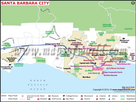 Santa Barbara Kalifornien Maps Czckyq