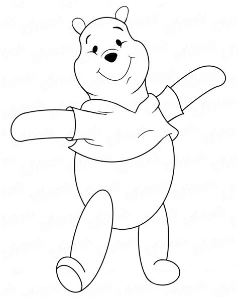 Онлайн раскраска Пятачка из мультфильма Диснея