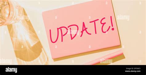 Writing Displaying Text Update Business Approach Up To Date Make Something More Modern Or