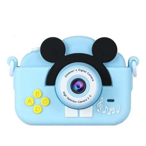 Sama Blue Mini Cartoon Camera Toys 20 Inch 1080p Hd Mickey Mouse