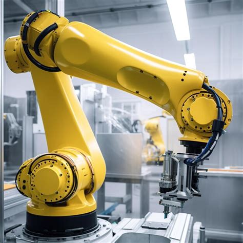 Premium Ai Image Automated Robot Arm Assembly Line