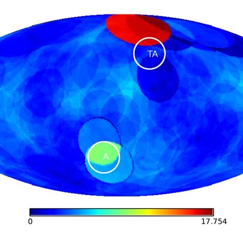 Mollweide Projection Of The Sky Map In Equatorial Coordinates For The