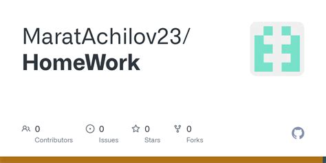 Github Maratachilov23homework