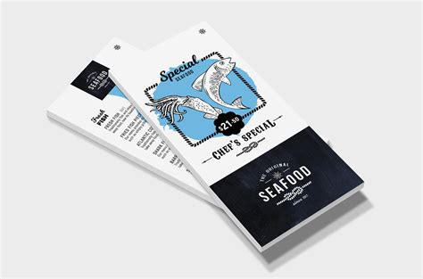 Dl Seafood Menu Template In Psd Ai And Vector Brandpacks